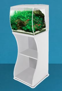 Fluval Flex Curved Aquarium Stand 57L White - The Aquarium Shop Australia