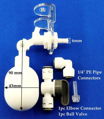 Adjustable Float Valve with bracket - The Aquarium Shop Australia